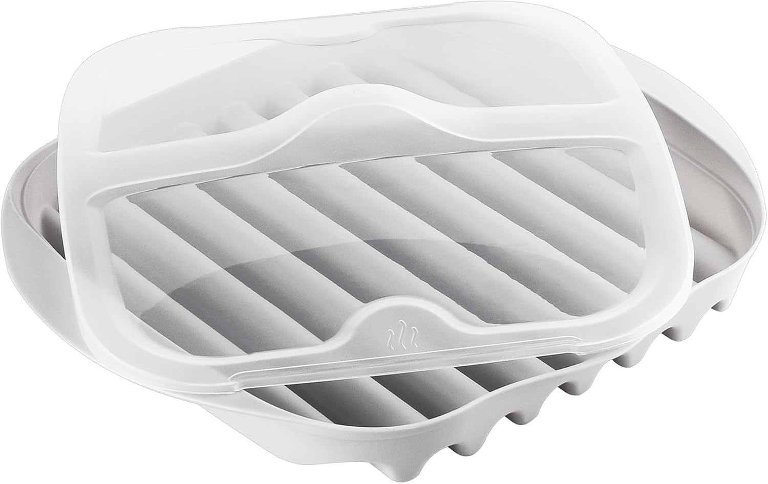 Amazon.com: Microwave Bacon Cooker with Cover, Safety, Quick and with ...