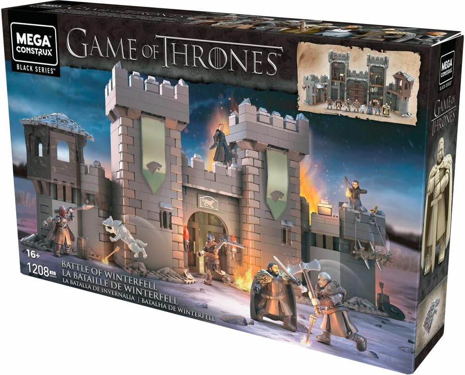 Amazon.com: Mega Construx Game of Thrones Battle of Winterfell Building ...