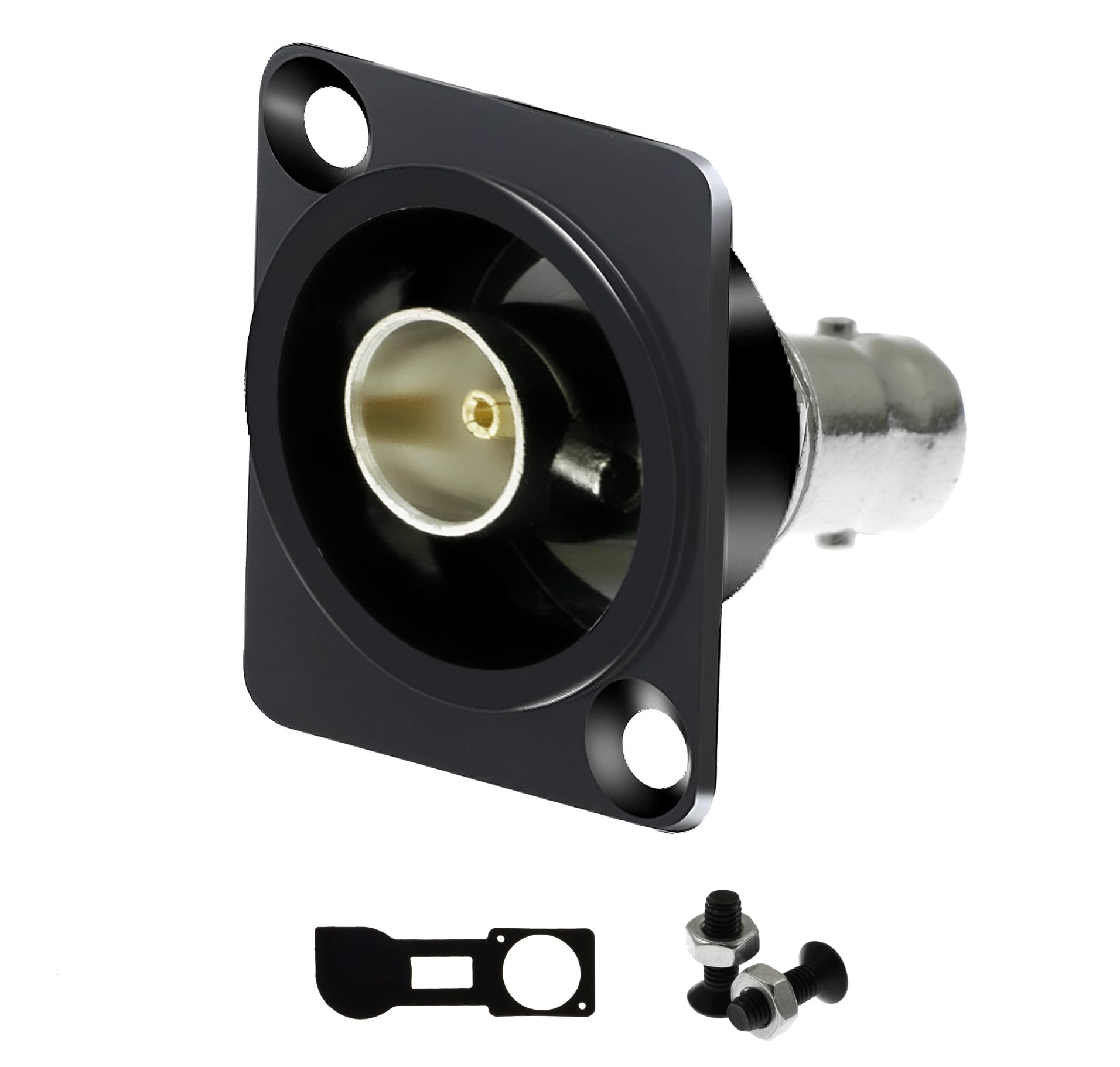 Amazon.com: YiKaiEn 75 Ohm BNC D-Type Panel Mount Connector - SDI ...