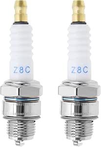 VGOL 2pcs Z8C Spark Plug Suitable for 2 Stroke 48cc 70cc 80cc Motorised ...