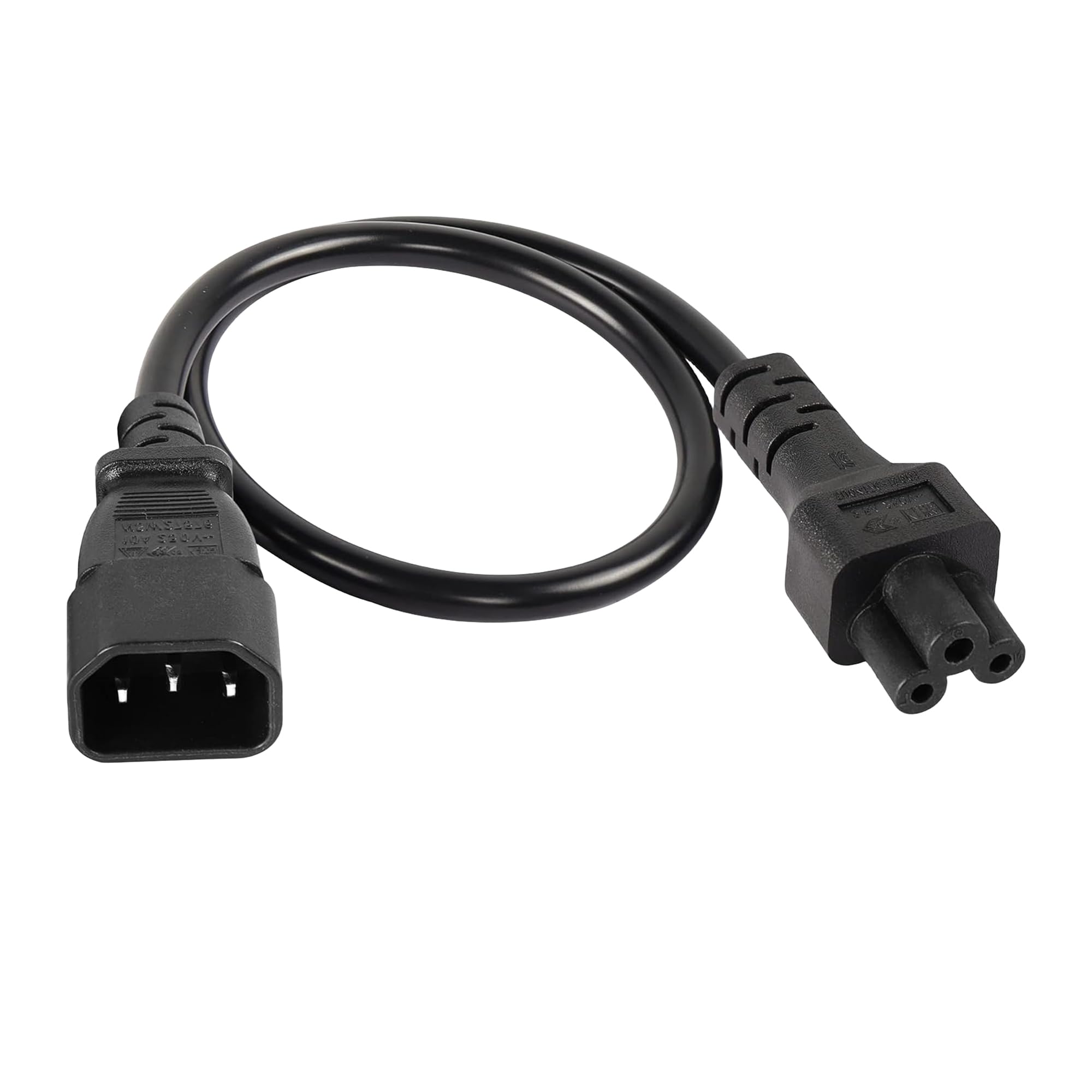 JSADZKJ IEC 320 C14 to C5 Power Cable C14 Male to C5 Female Power ...
