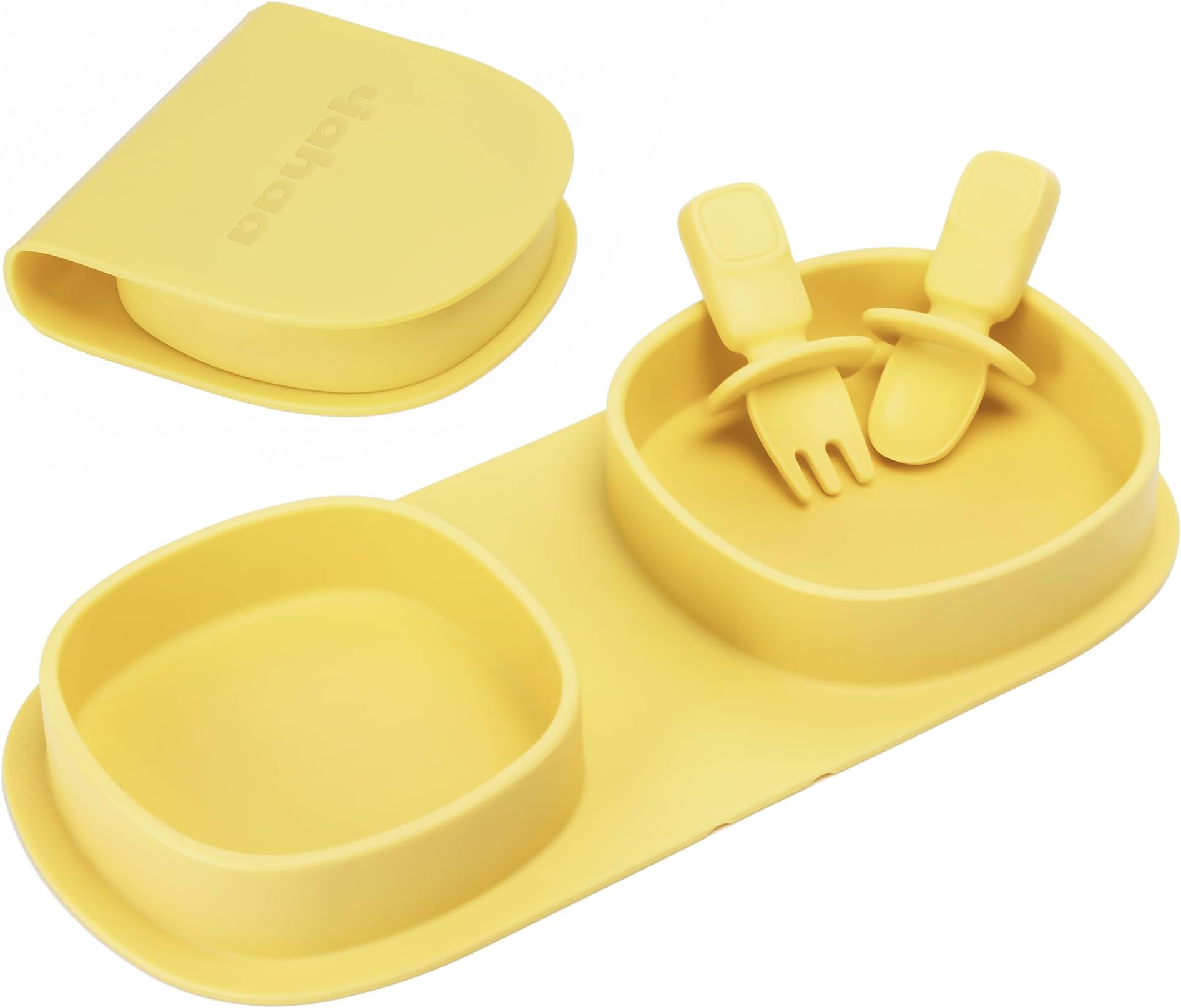 Amazon.com: yahaa 2 Pack Silicone Suction Plates for baby,Toddler ...