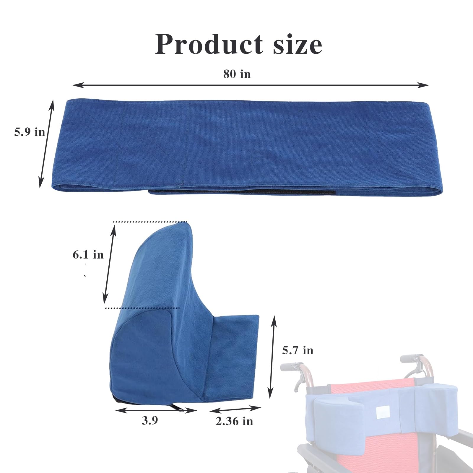 Snapklik.com : Migeek Wheelchair Lateral Support Cushion, Wheelchair ...