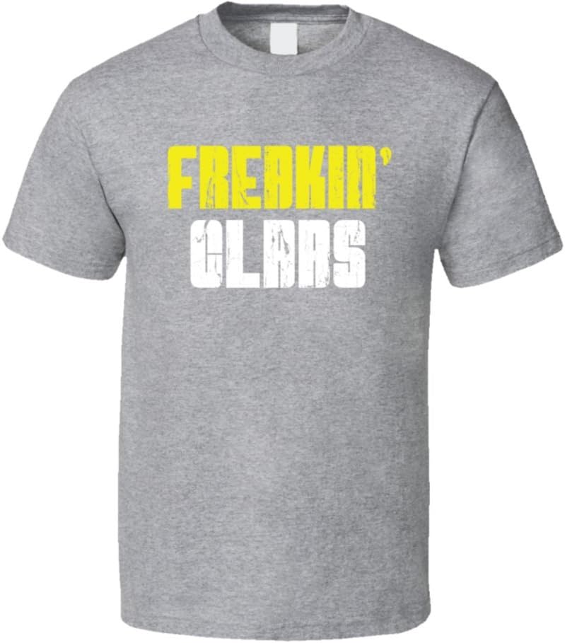 Amazon.com: Freakin' Claas Cool Construction Worker Funny Worn Look T ...