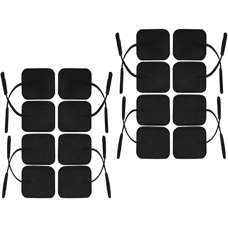 Amazon.com: TENS Unit Replacement Pads 2x2 40 Pcs Premium Reusable ...