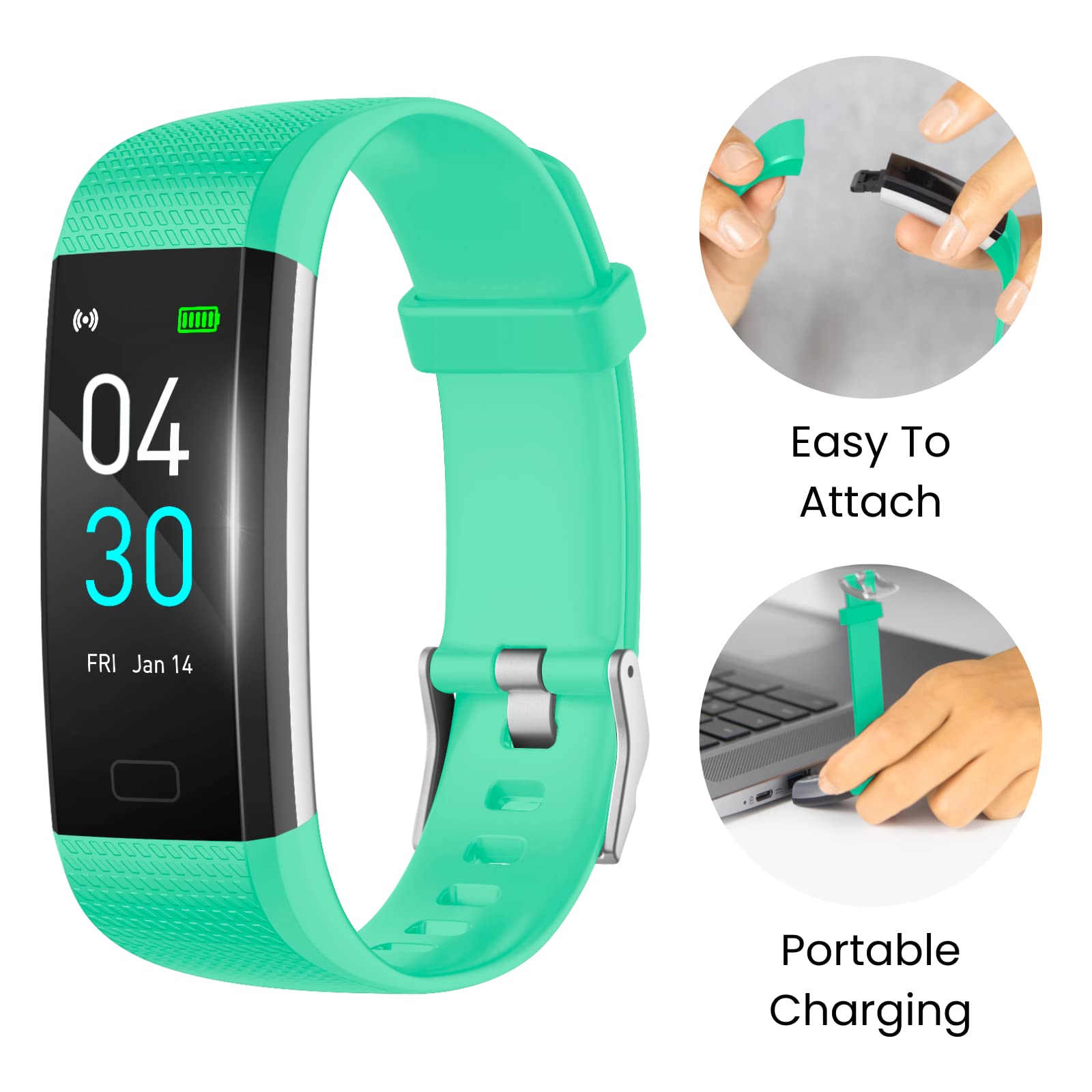 Fitness Tracker Pedometer Blood Oxygen Watch Vive Health, 40% OFF