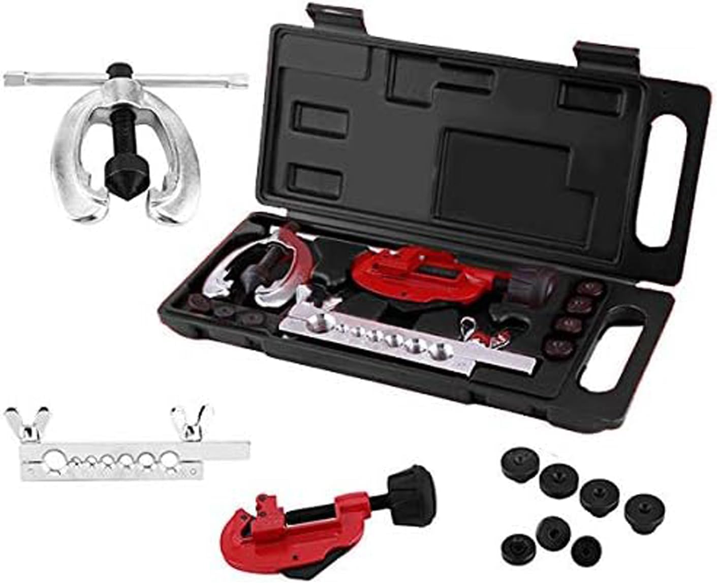 Autojack 10Pcs Flaring Tool Set And Swaging Brake Kit, Heavy Duty 45 ...