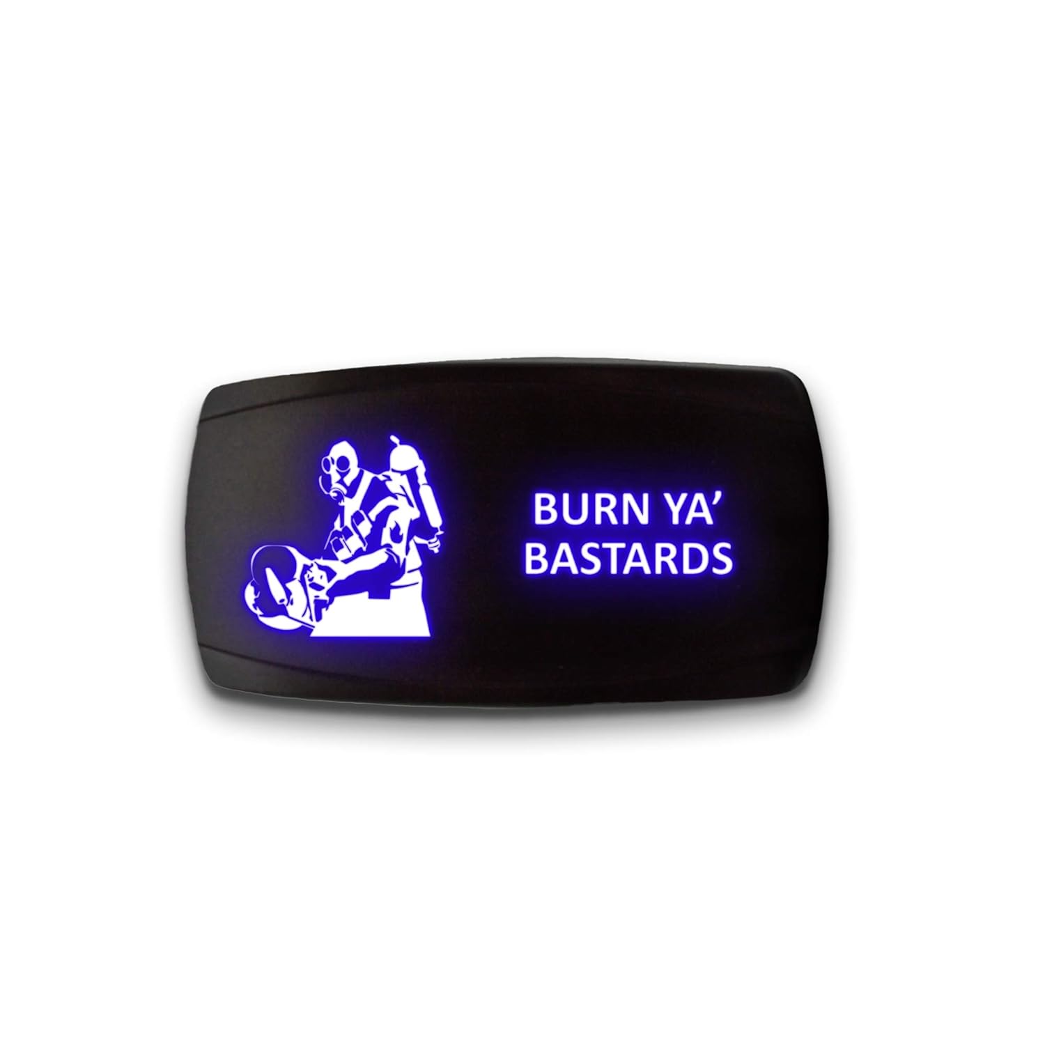 Amazon.com: BURN YA' BASTARDS - Blue - STARK 5-PIN HORIZONTAL Laser ...