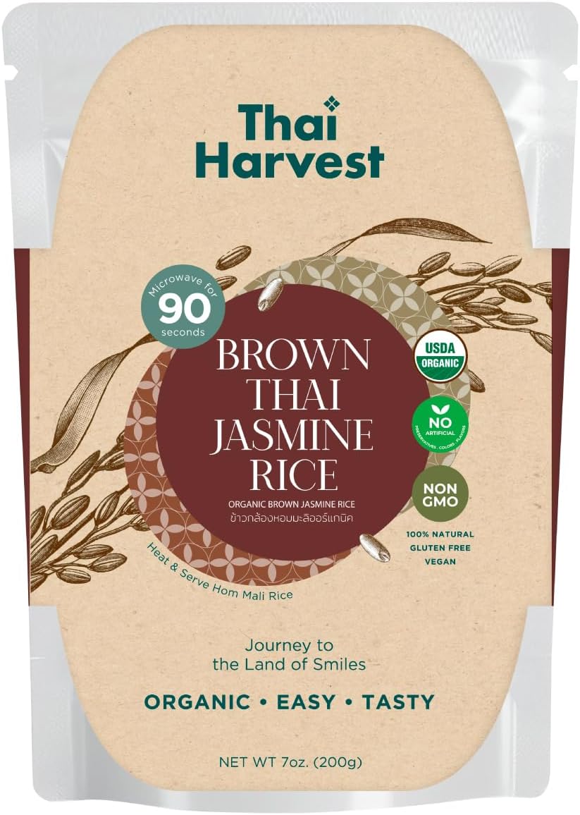 Amazon.com : Nishiki Cooked Brown Rice, 7.4-Ounces (Pack of 6) : Brown ...