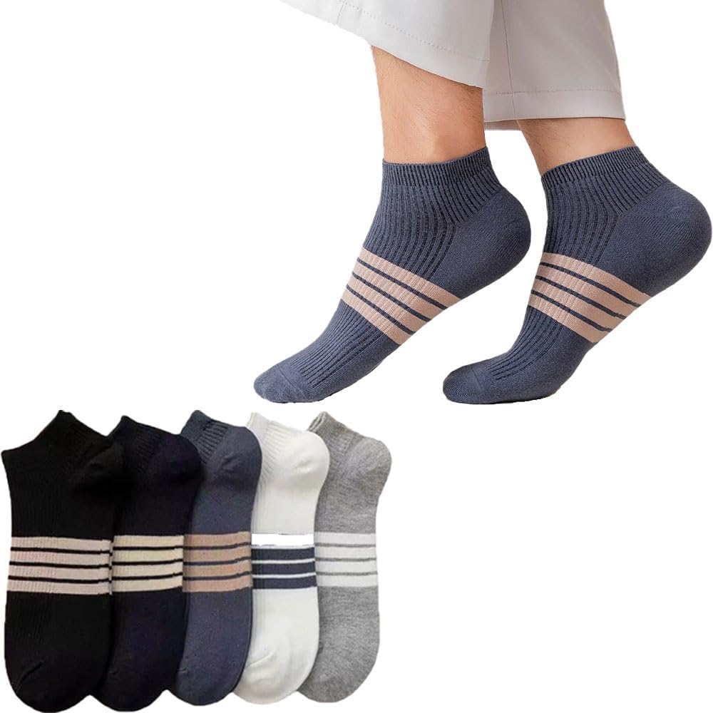 10 Pares Calcetines Invisibles para Hombre, Deportivas Casual Calcetas ...