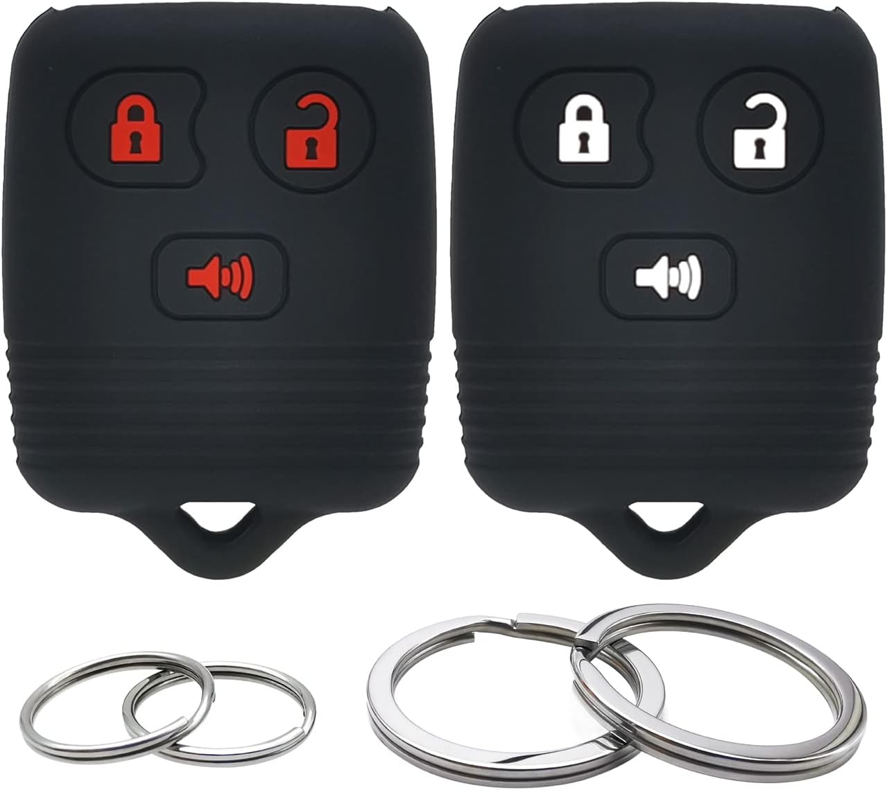Amazon.com: KeylessOption Just The Case Keyless Entry Remote Key Fob ...