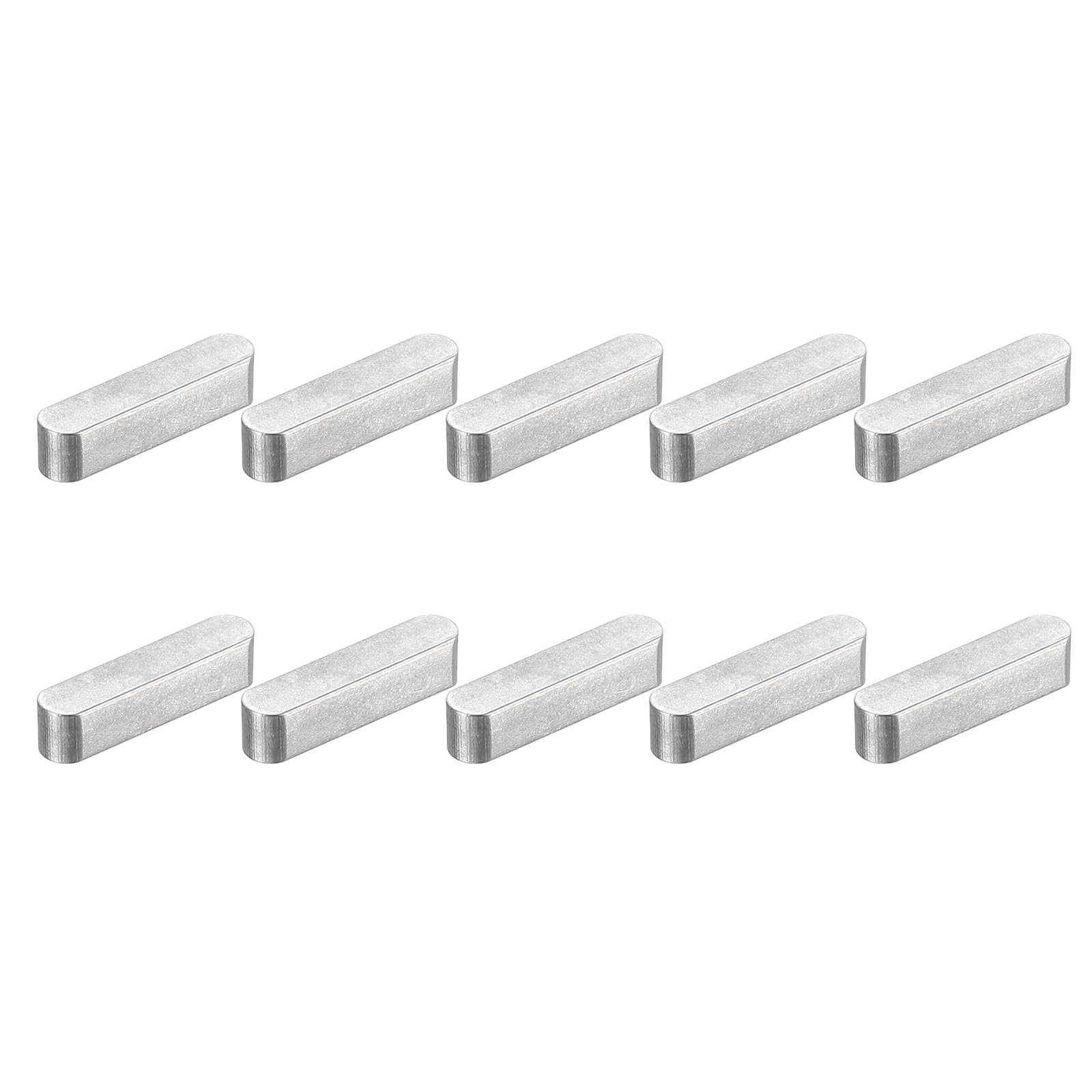 Amazon.com: uxcell 10Pcs Round Ended Feather Key, 5x5x22mm Stainless ...