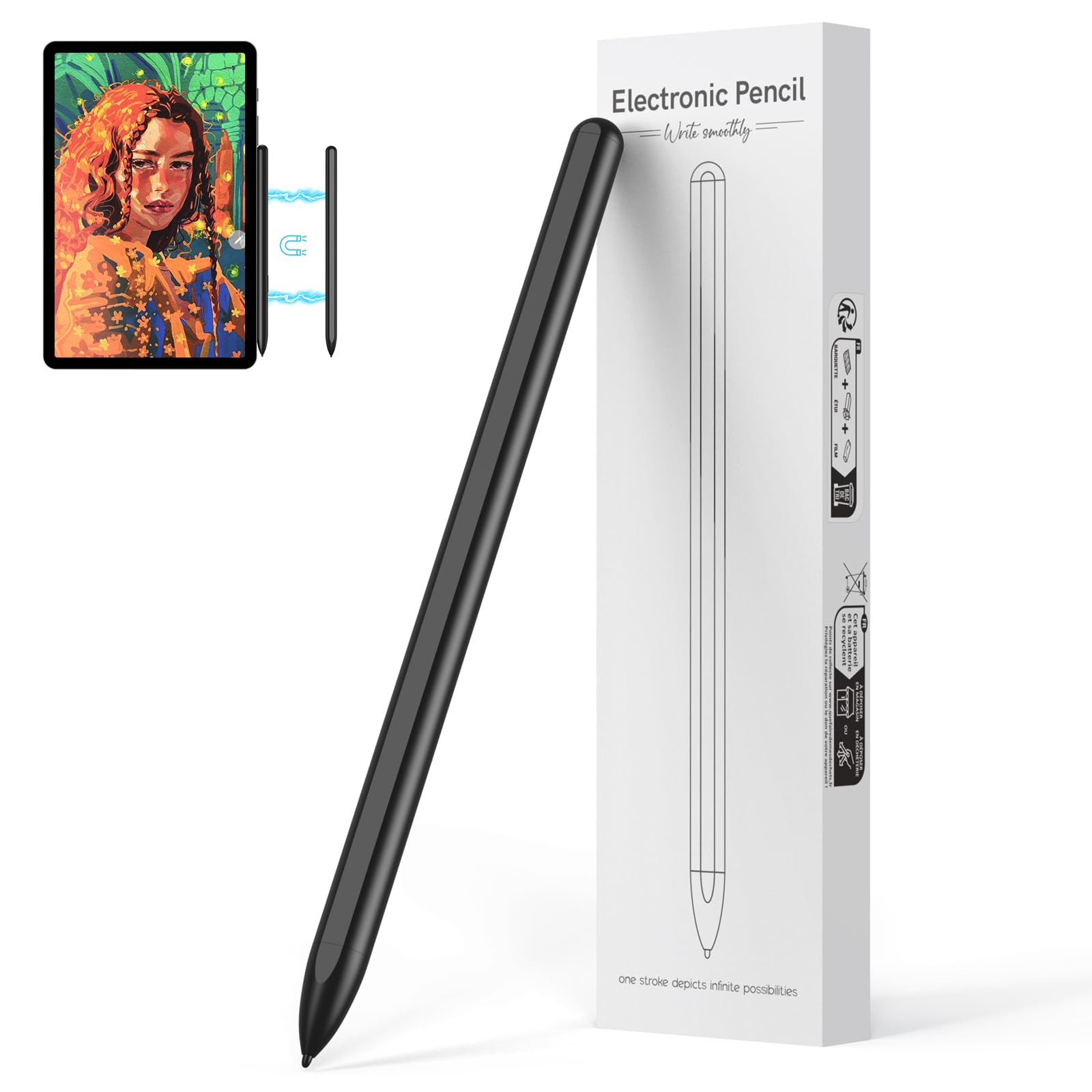 KECOW Remarkable 2 Pen, Samsung Stylus Pen with Eraser, 4096 Pressure ...