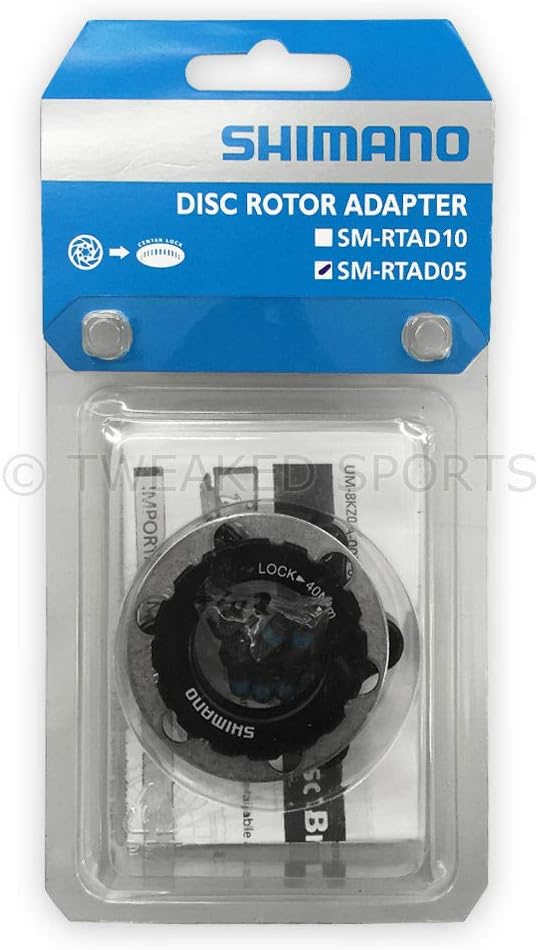 Amazon.com : SHIMANO Centerlock to 6-Bolt Rotor Adapter Black, One Size ...