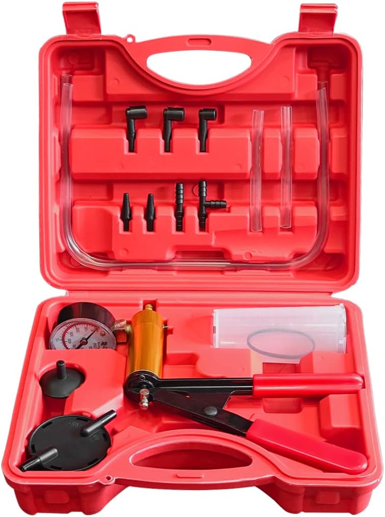 Amazon.com: BESULEN Hand Vacuum Pump Brake Bleeder Kit, 2 in 1 Brake ...