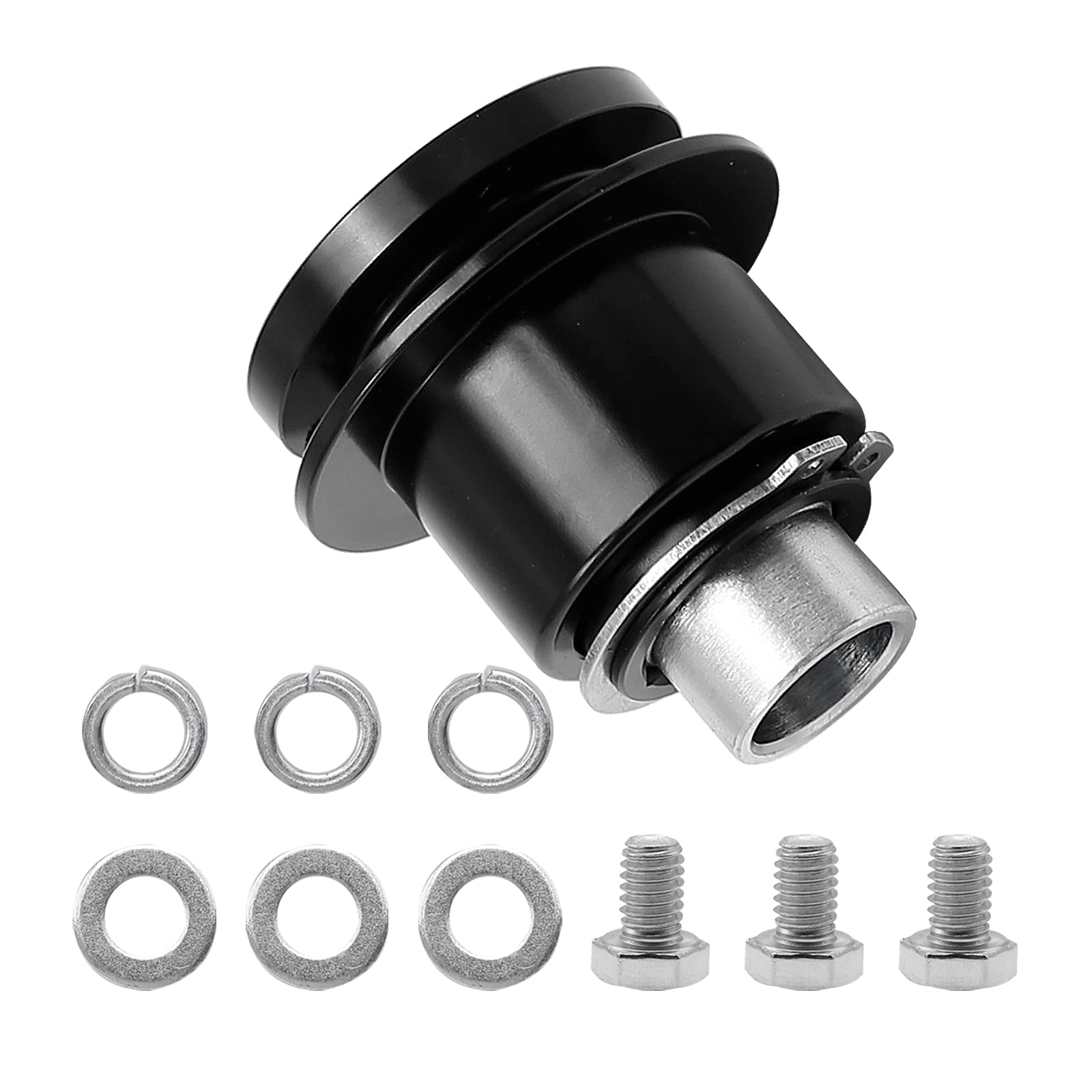 Snapklik.com : DUZFOREI 360 Steering Wheel Quick Release Disconnect Hub Kit