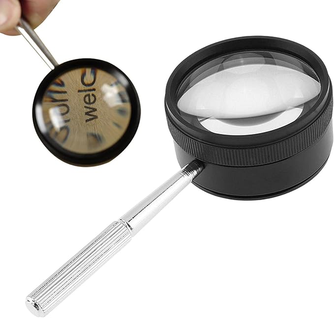 Strongest Magnifying Glass 35X Identification Magnifying Glass 50mm Strongest Magnifying Glass 35X Identification Magnifying Glass 50mm