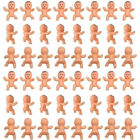 Amazon.com: Mini Plastic Babies for Party Favor Decor Party Decorations ...