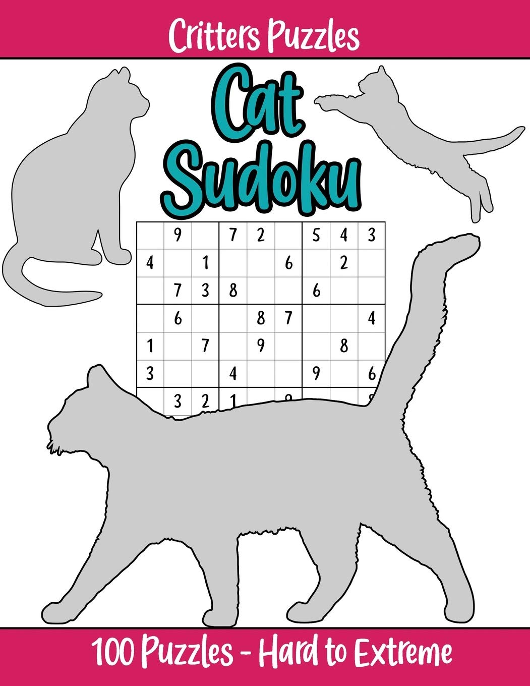Hard to Extreme Cat Sudoku: 3 difficulty levels (hard, very hard ...