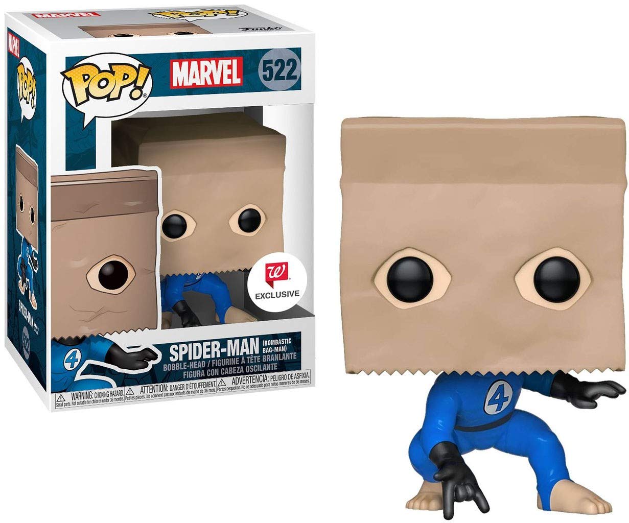 Funko Pop Spider-Man Bombastic Bag-Man Exclusive : Amazon.in: Toys & Games
