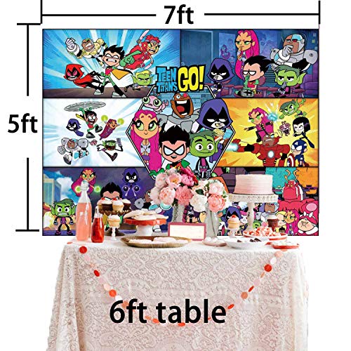 Teen Titans Go Backdrop Poster TV Cartoon Theme Photography Backdrop ...