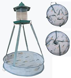 Bird Seed Catcher for Outdoor Feeders No Mess Catcher Tray Bird Seed ...