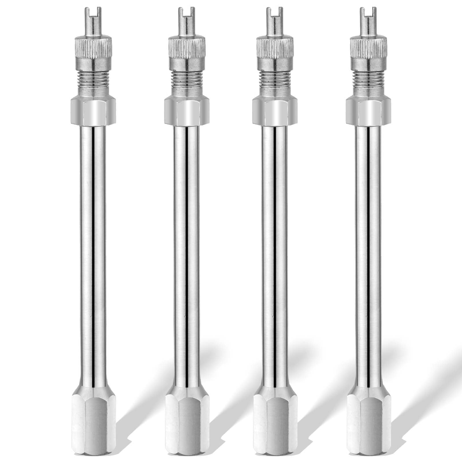 Amazon.com: 4 Inch Dually Valve Stem Extenders, 4 PCS Heavey Duty ...