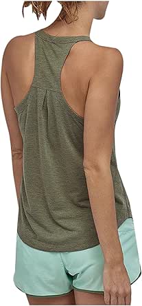 Women Workout Athletic Yoga Shirts Loose Fit Racerback Tank Tops ...