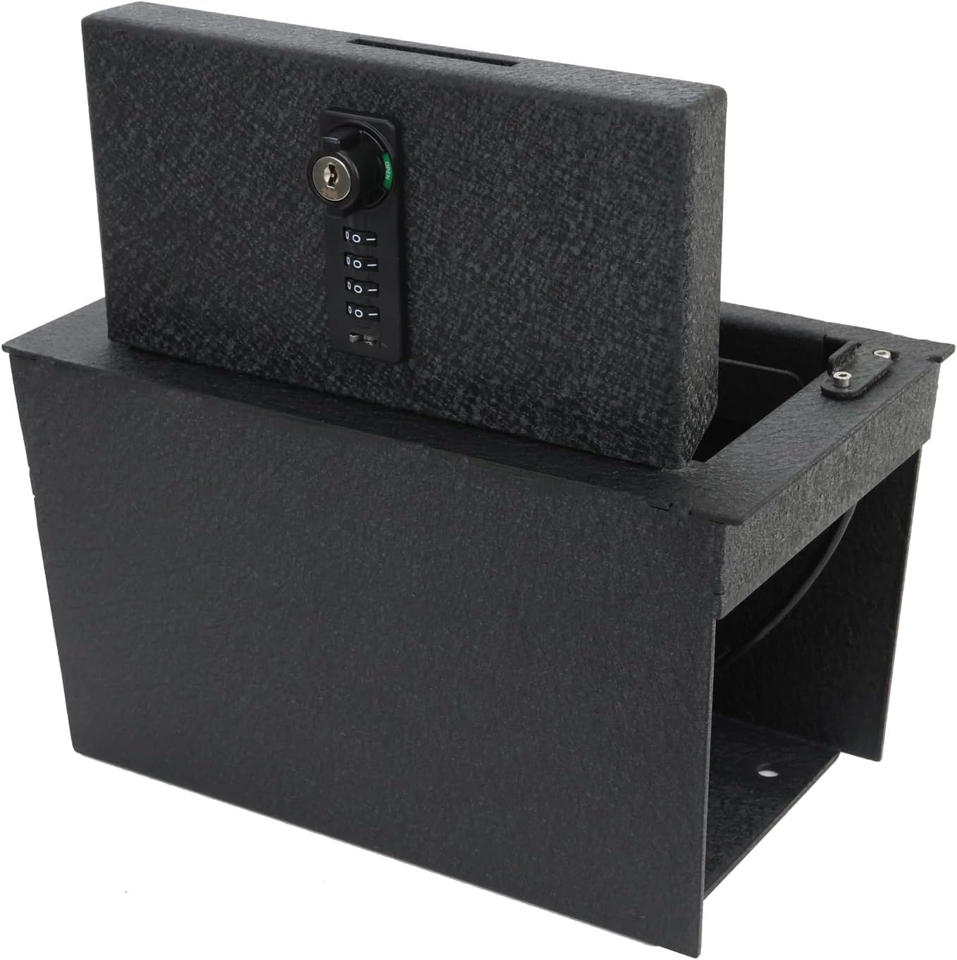 Amazon.com: Center Console Safe Vault - KEREN Console Gun Safe Box ...