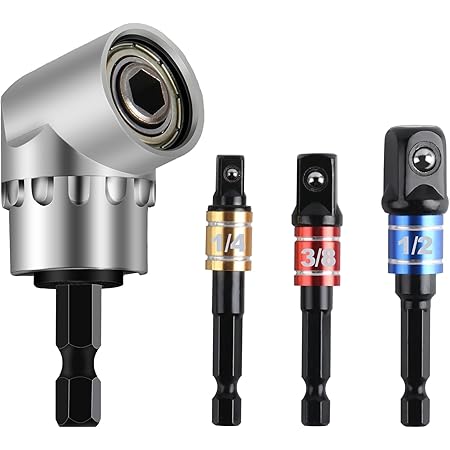 Amazon.com: Impact Grade Sockets Adapter Extension Set, 4 Pcs Power ...
