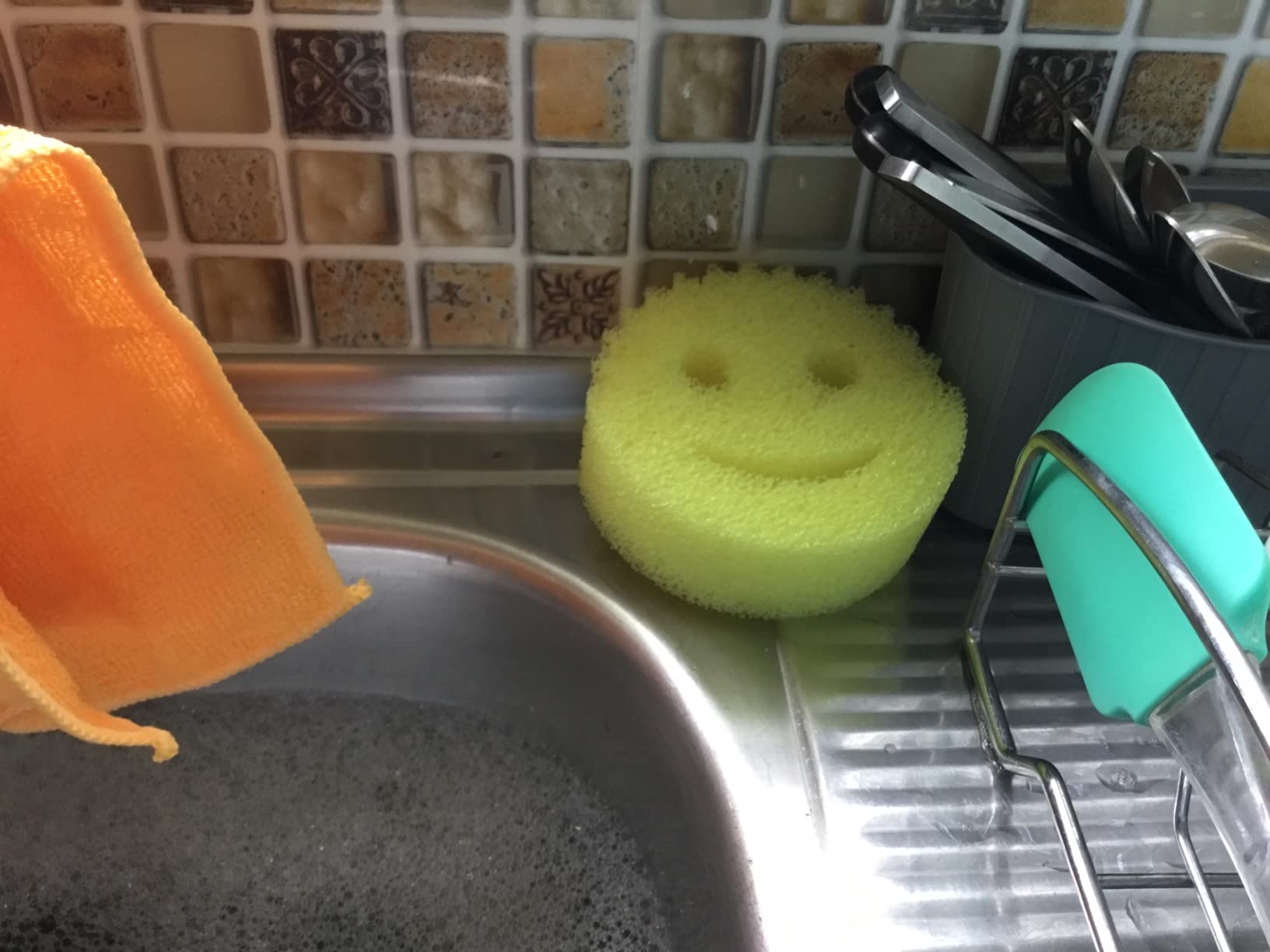 Scrub Daddy Shark Tank Sponge Smiley Face Scratch Free Scrubber 3 Pack ...