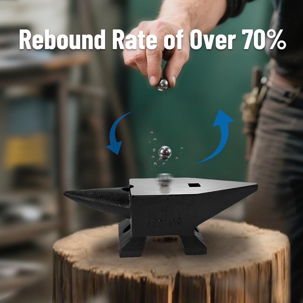 Snapklik.com : Cast Steel Anvil, 22 Lbs(10kg) Single Horn Anvil Large ...