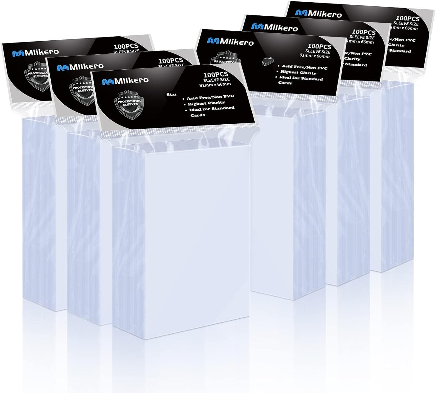Amazon.com: 100P Hard Card Sleeves +700 Clear Sleeves : Toys & Games