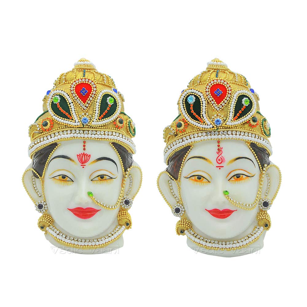 Buy Vedic Vaani Varalakshmi Vrattam Amman Devi Laxmi Face for Pooja ...