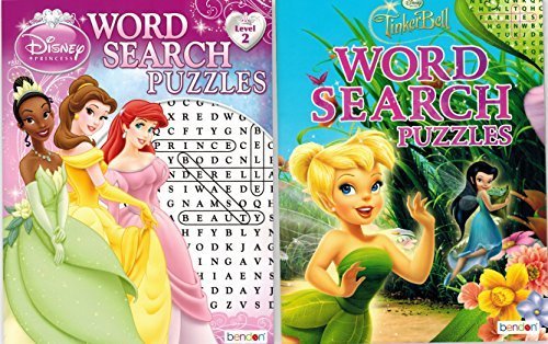 Buy Disney Word Search and Activity Book 2 Pack Featuring Princess and ...