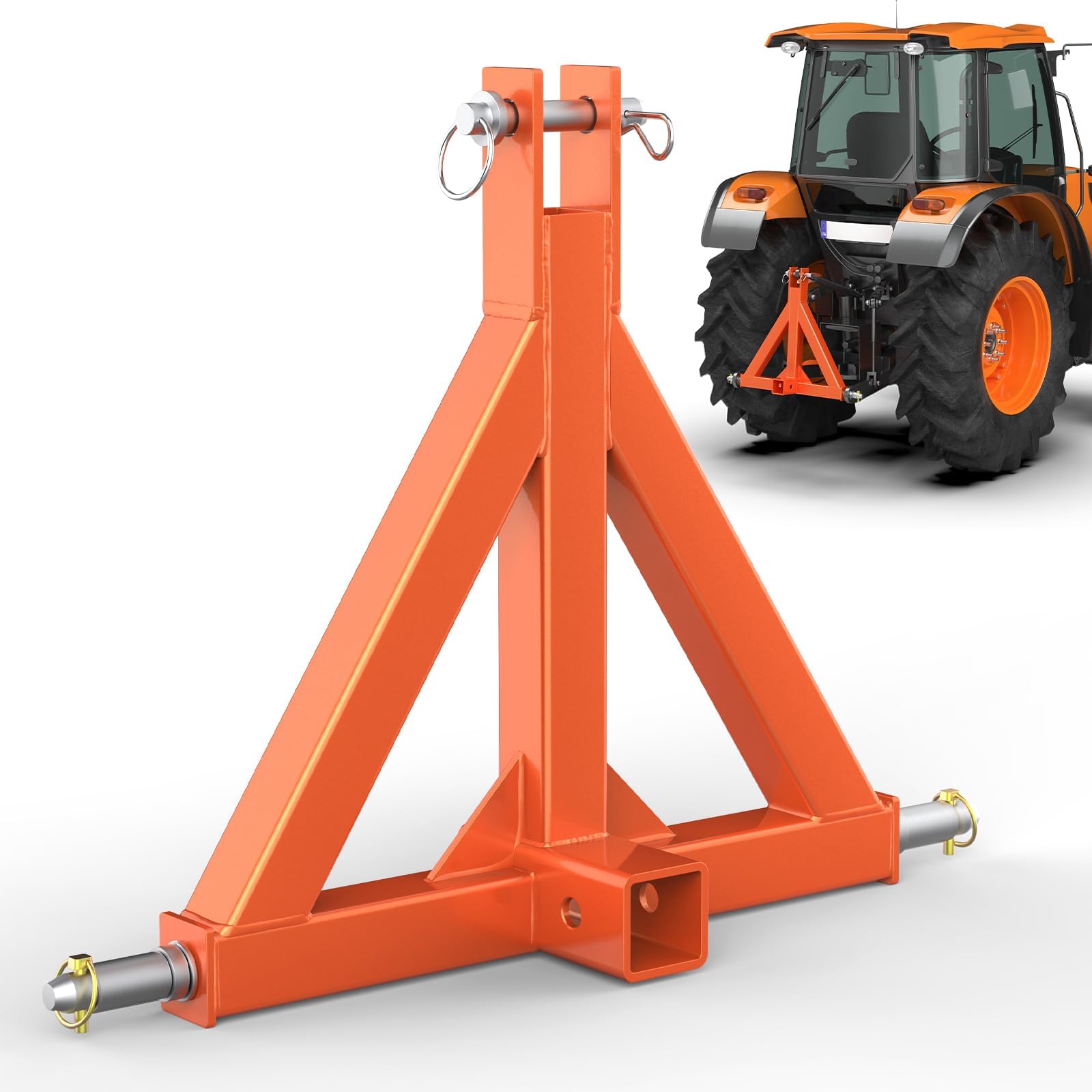 Amazon.com: 3 Point Trailer Hitch Receiver Category 1 Tractors 2" Heavy ...