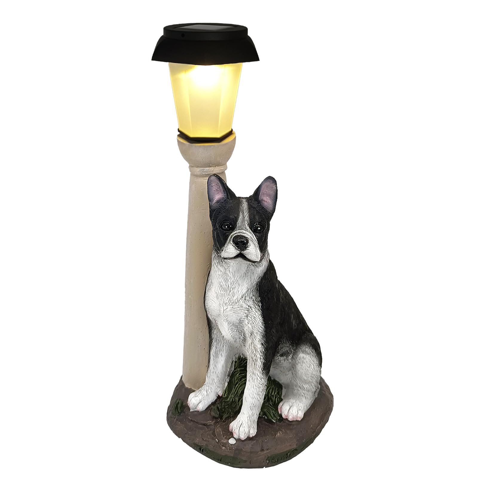 Snapklik.com : Solar Dog Garden Statues