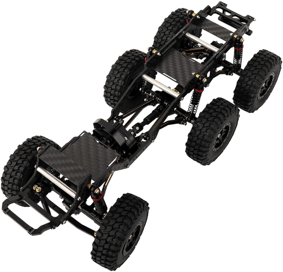 Amazon.com: RZXYLRC SCX24 6×6 Carbon Fiber LCG Chassis Car Frame with ...