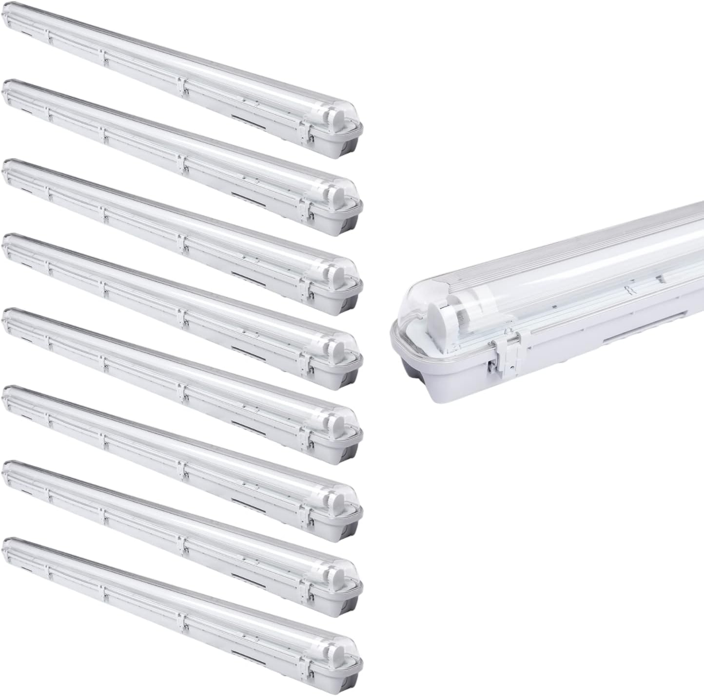 Sonnewelt Reglette LED garage 120cm Eclairage Led etanche 8 unités 18W ...