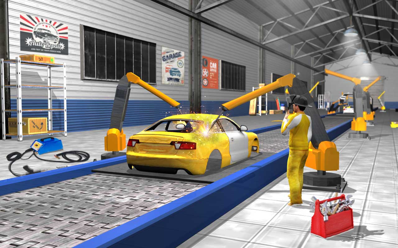Sports Car Maker Factory 2018: Car Mechanic Simulator & Auto Builder ...