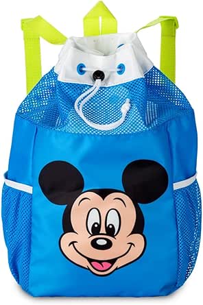 Amazon.com: Disney Mickey Mouse and Friends Drawstring Swim Backpack ...