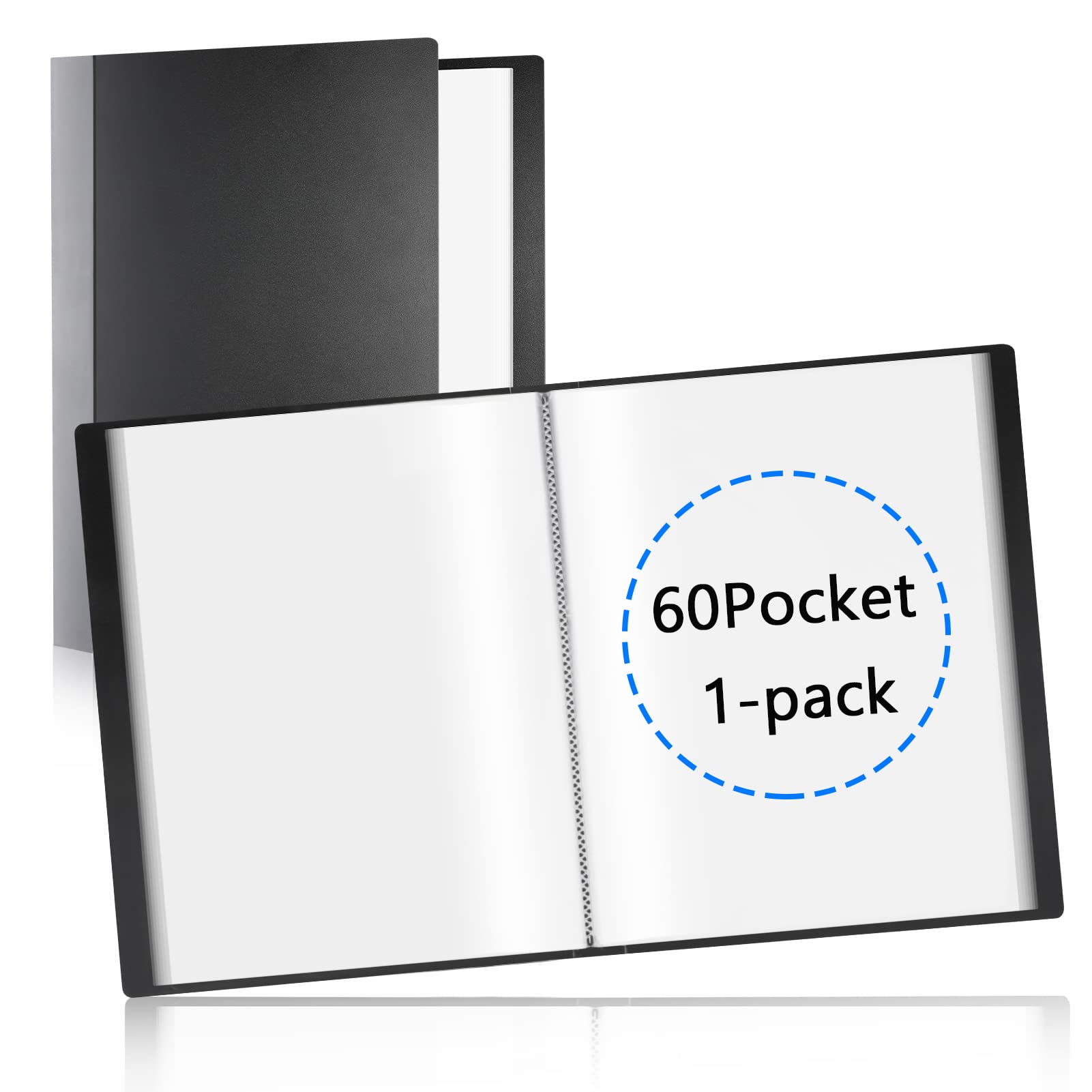60 Pocket Presentation Book With Clear Sheet Protectors Grathia A4 ...