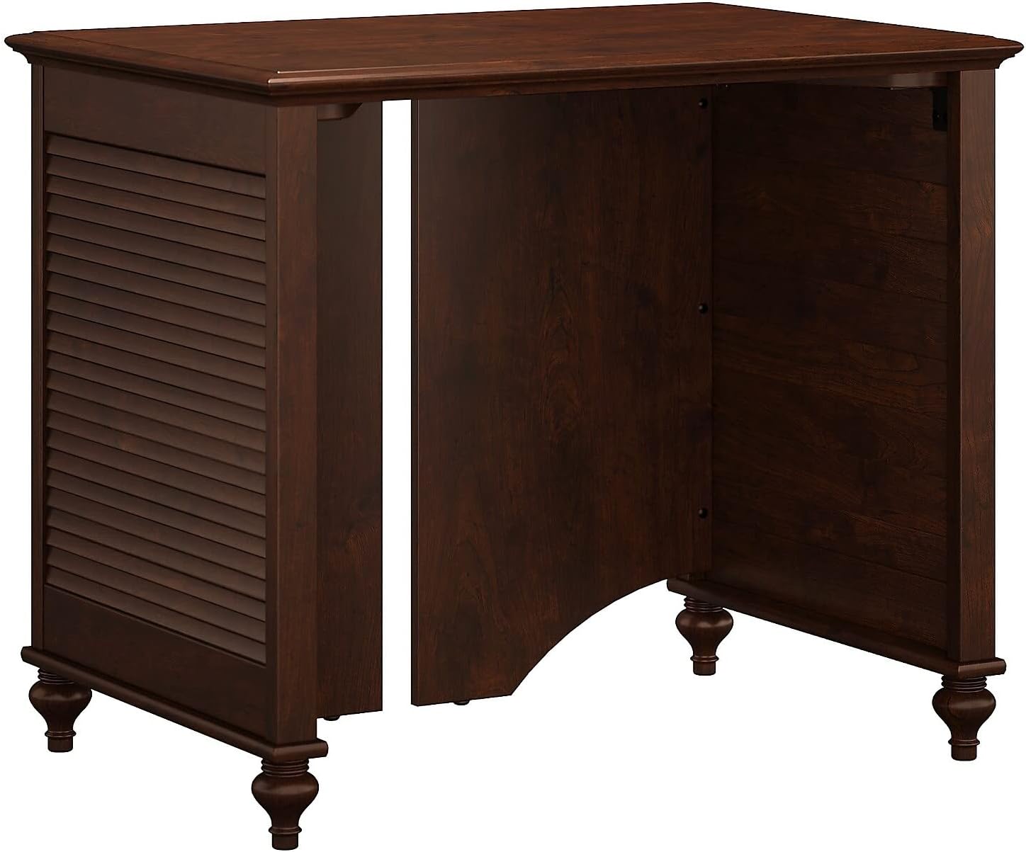 Amazon.com: Bush Furniture Volcano Dusk Desk, 34 Inch, Coastal Cherry ...