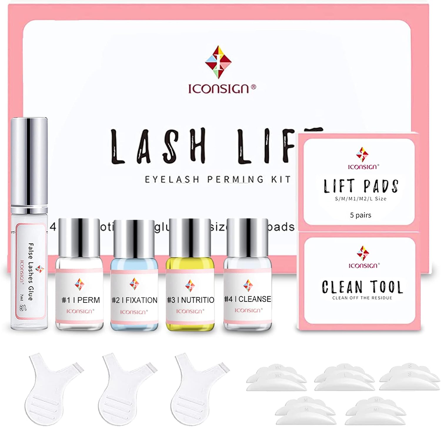 Bestauty Professional Lash Lift Kit, Eyelash Perm Kit, Tools for Lash ...