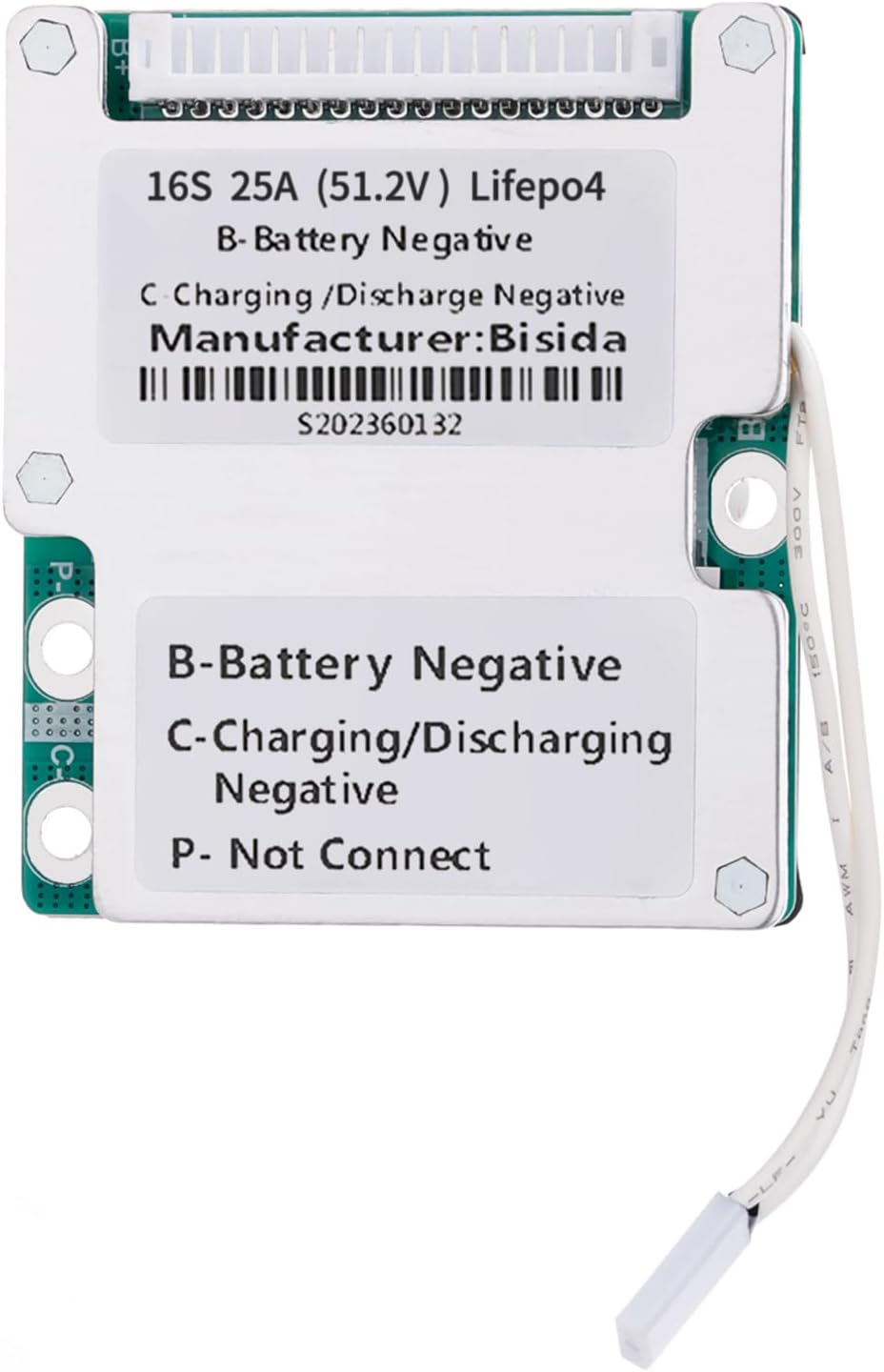 Amazon.com: Bisida 20S BMS 64V 100A Lifepo4 Battery Management System ...