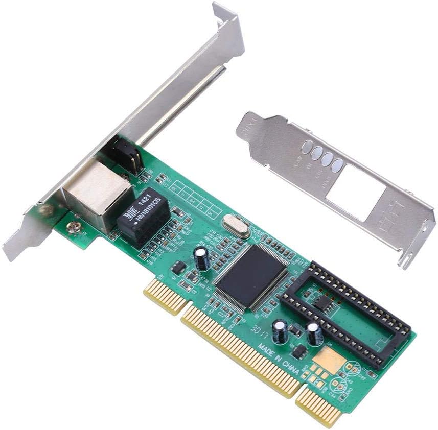 Amazon.com: PCI Network Card, PCI One-Port 8169 PC 10/100/1000Mbps ...