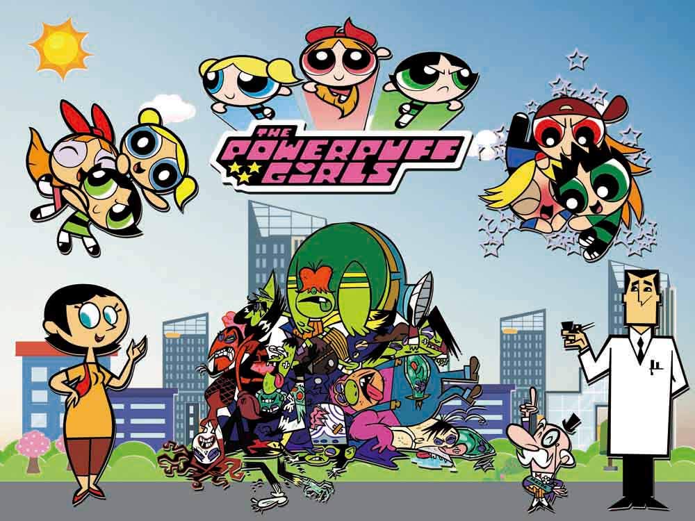 The Powerpuff Girls Party Supplies Birthday Banner Photography ...