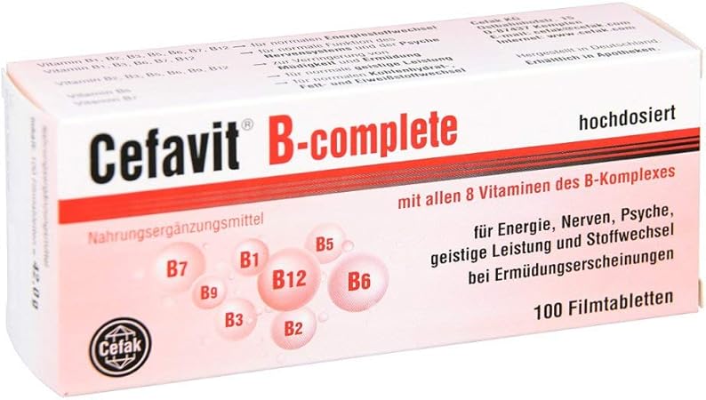 Cefavit B-complete Filmtabletten : Amazon.de: Drogerie & Körperpflege