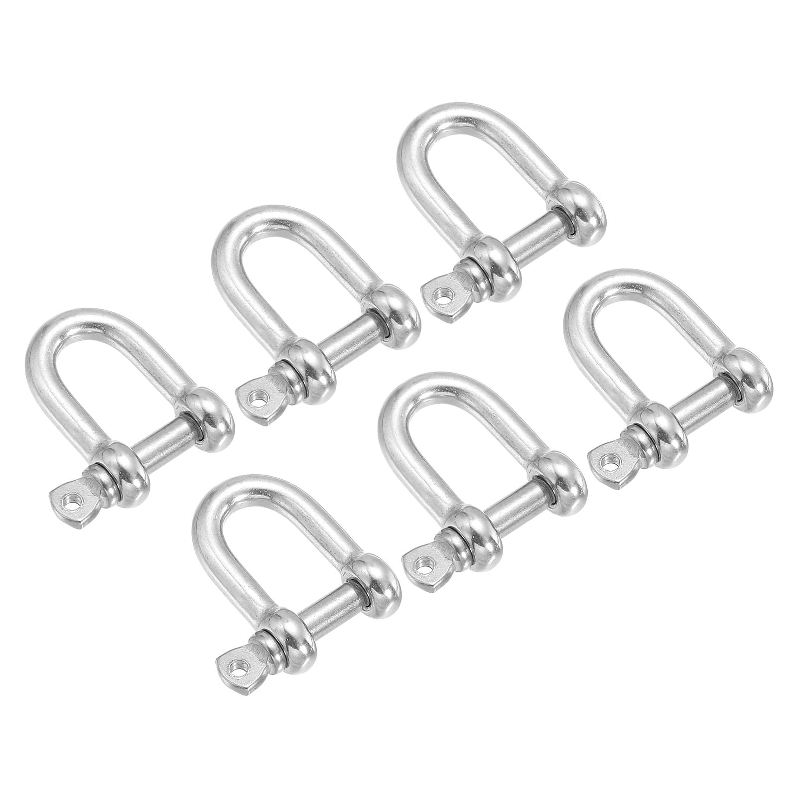 Amazon.com: PATIKIL 3/16" / 5mm Screw Pin Shackle, 6Pcs M5 Stainless ...