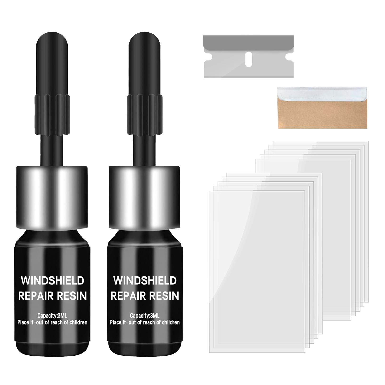 Soneat Windshield Chip Repair Kit Windshield Crack Repair Kit ...